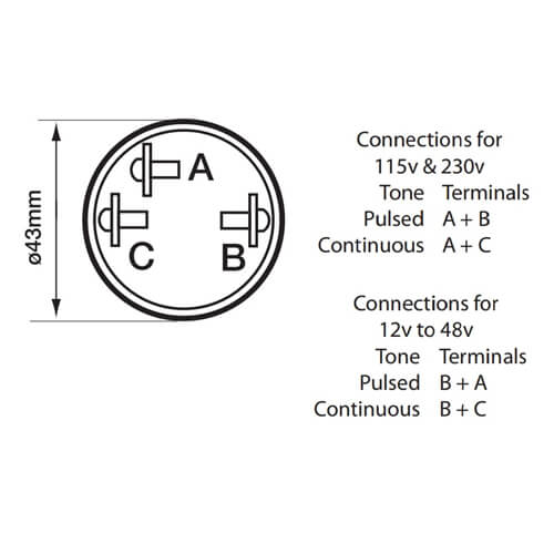 AE20M Piezo Miniature Buzzer – Prospec Safety Technology Sdn. Bhd.