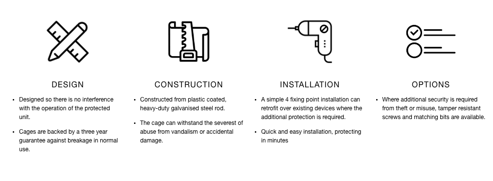 Emergency Lighting Cages – Prospec Safety Technology Sdn. Bhd.