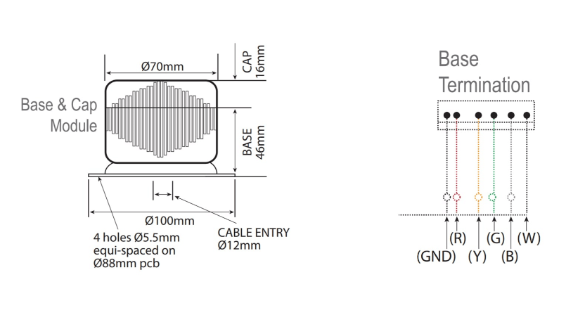 LED-TLM Industrial LED ECO Tower Light Beacons – Prospec Safety ...